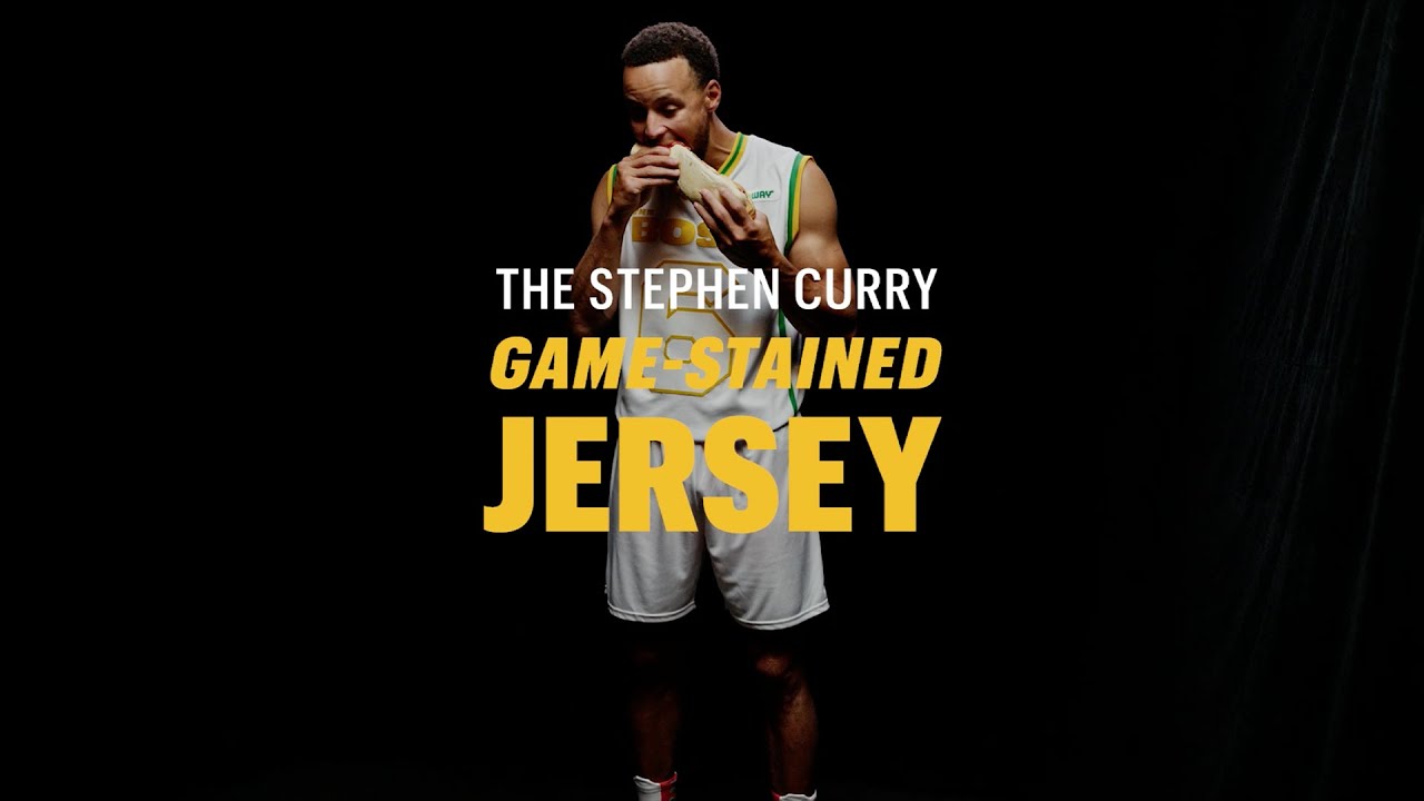 Stephen Curry x Subway®: “Game-Stained” Jersey AUCTION - Jean Sainvil ...