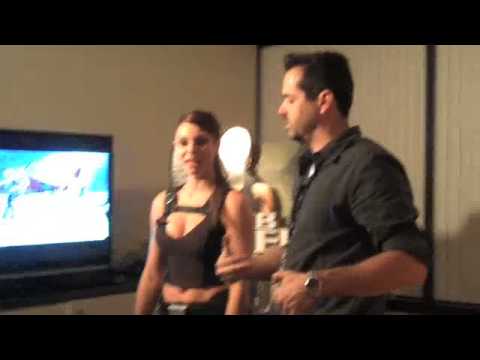 Alison Carroll – Real Lara Croft – Behind the scenes - Jean Sainvil ...